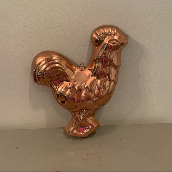 Accents | Vintage Copper Hanging Rooster Mold | Poshmark